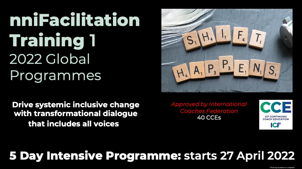 nniFacilitation Training 1 (systemic coaching through dialogue) - ICF Events