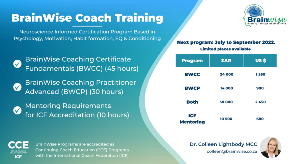 BrainWise Coach Training - ICF Events