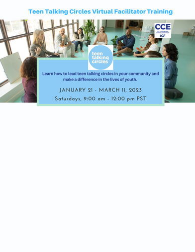 Teen Talking Circles - Virtual Facilitator Training - ICF Events