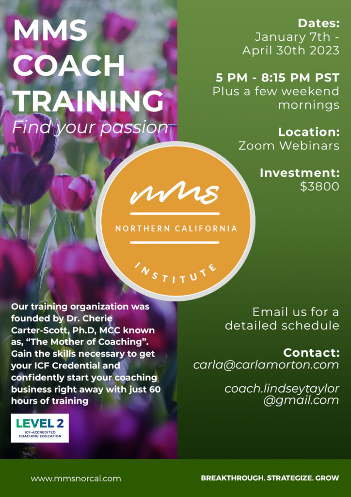 Level 2 Coach Training (Virtual) ACC to PCC- MMSNorcal - ICF Events