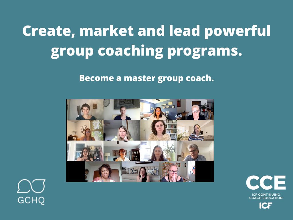 Group Coaching HQ 12-Week Certification Program - ICF Events