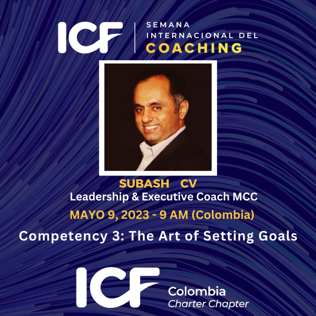 Competency 3: The Art of Setting Goals - ICF Events