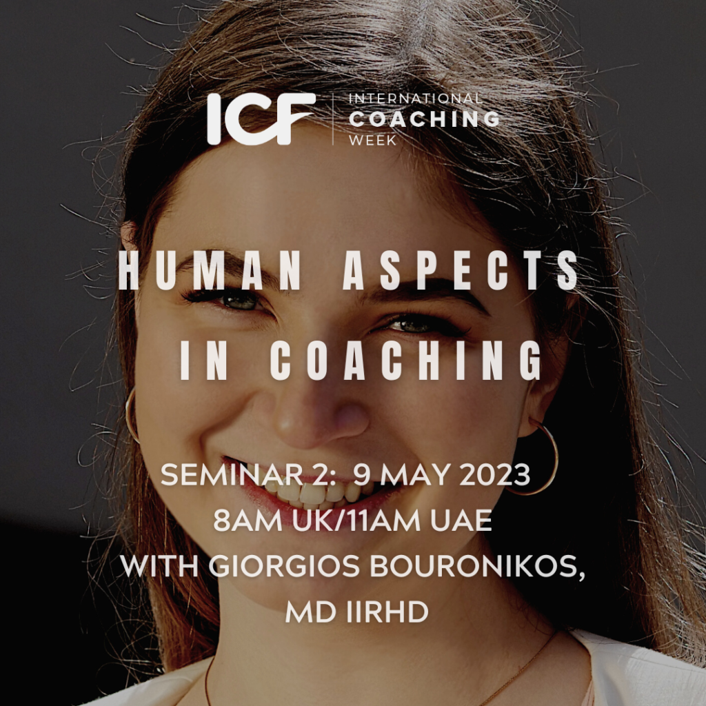 HUMAN ASPECTS IN COACHING, SEMINAR 2: SCIENCE OF RECOGNITION AND ...