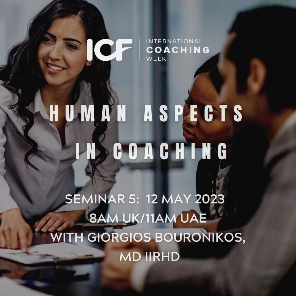 HUMAN ASPECTS IN COACHING, SEMINAR 5: FLEXIBILITY IN ORGANISATIONAL ...