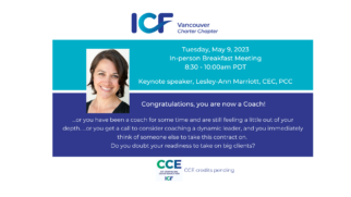 Congratulations, you are now a Coach! - ICF Events