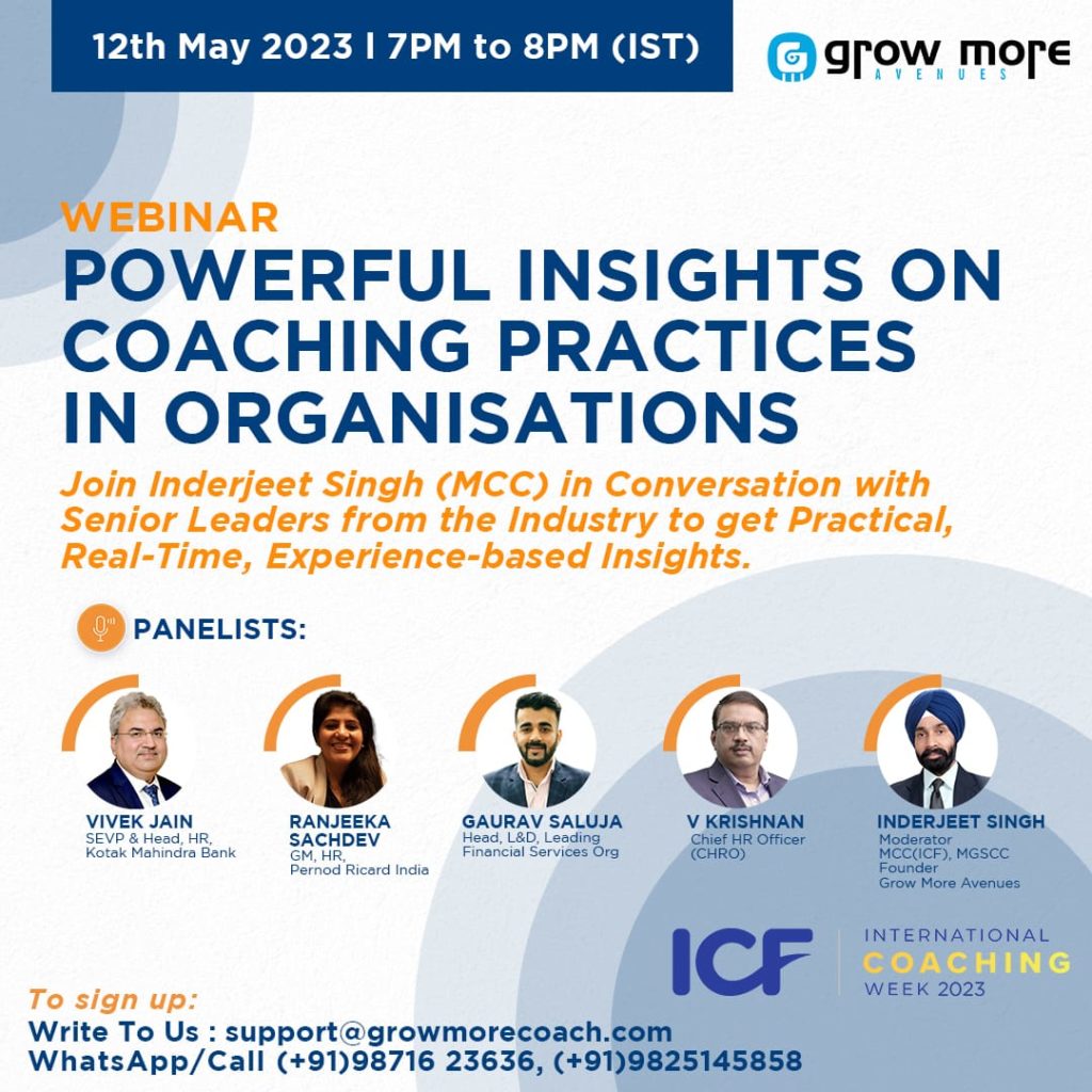 Powerful Insights On Coaching Practices In Organisations - ICF Events