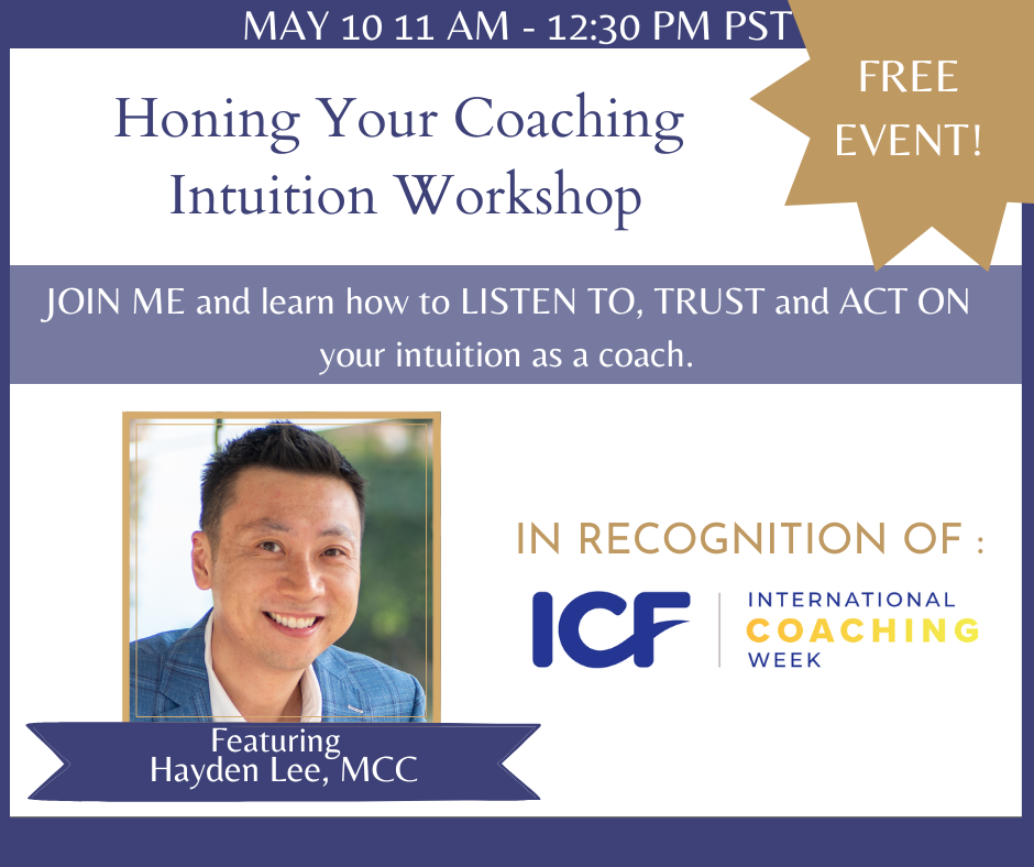Honing Your Coaching Intuition Workshop - ICF Events