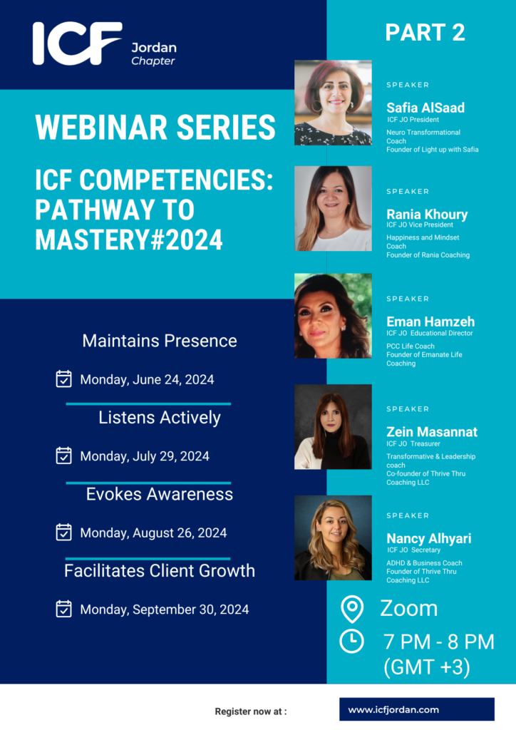 Webinar Series: ICF Competencies Pathway to Mastery/Listens Actively - ICF Events