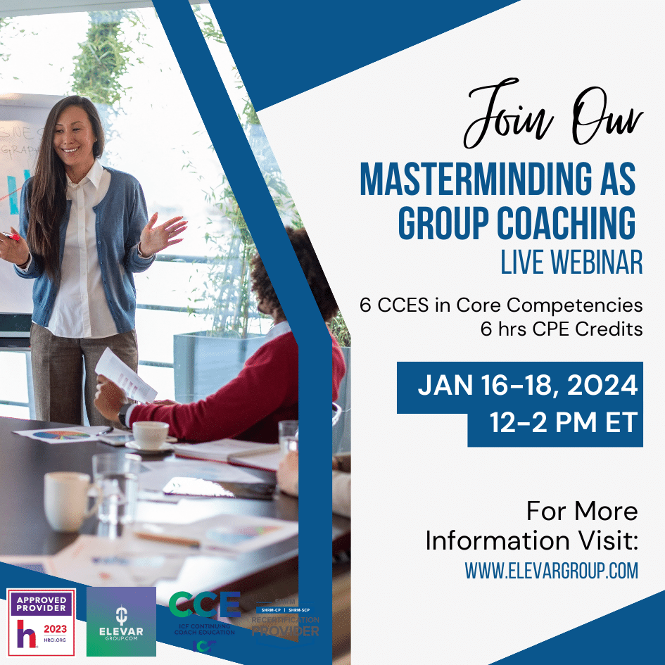 Masterminding as Group Coaching - 6 CCEs in Core Competencies - ICF Events
