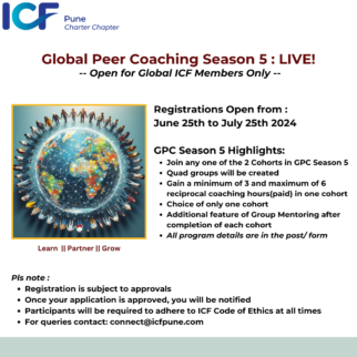 Global Peer Coaching (August to October '24) - ICF Events