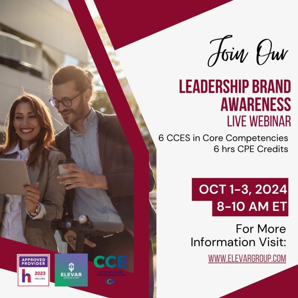 Coaching Leadership Brand Awareness - 6 Core Competency CCEs - ICF Events