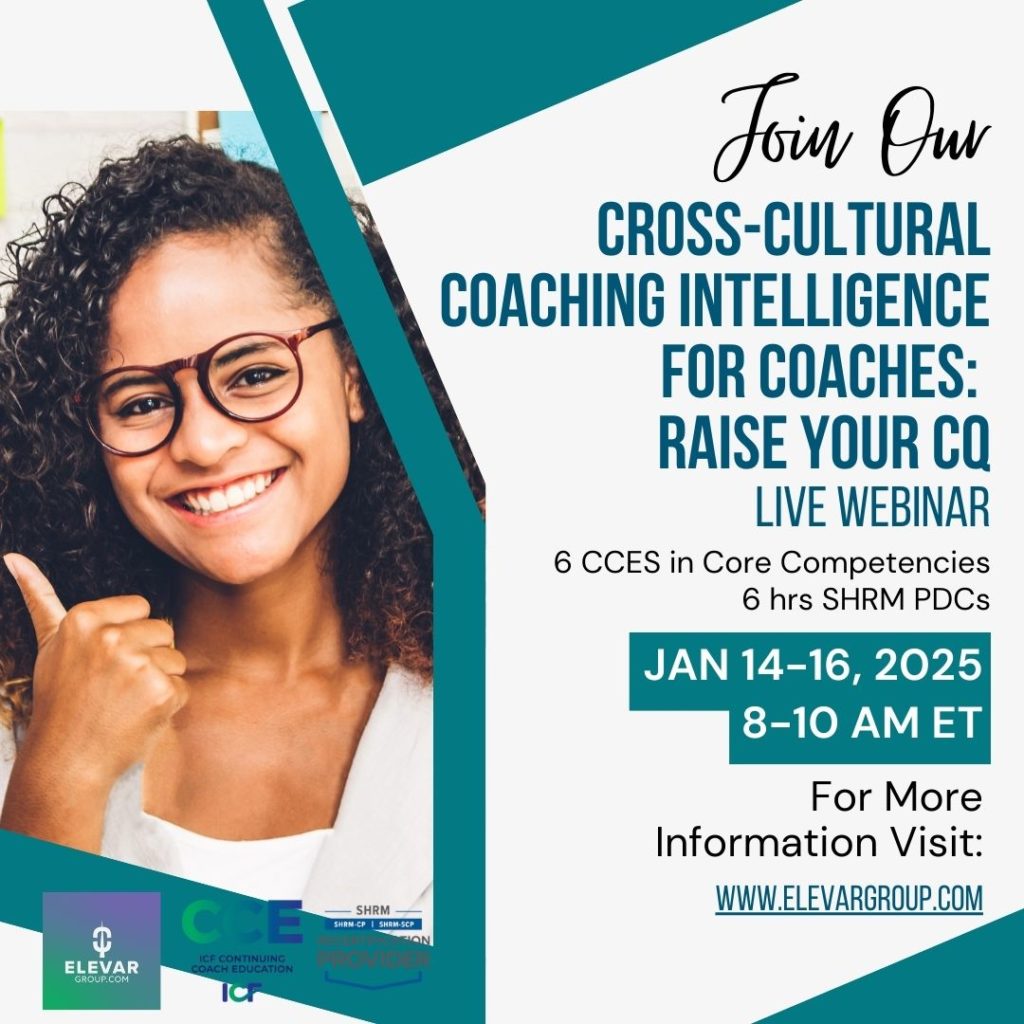 Cross-Cultural Coaching Intelligence for Coaches: Raise Your CQ - ICF Events