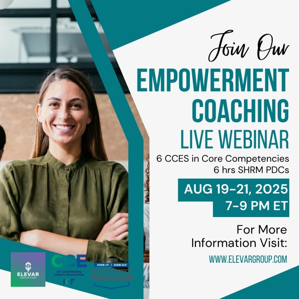 Empowerment Coaching - 6 CCEs in Core Competencies - ICF Events
