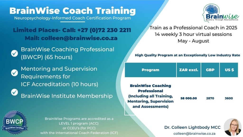 BrainWise: NeuroPsychology-Informed Coaching Certification Program ...