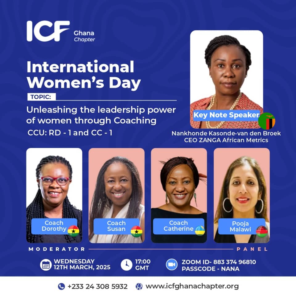 IWD: Unleashing the leadership power of women through Coaching - ICF Events